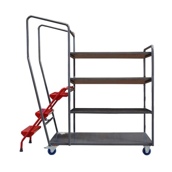 TUFF 5S Fully Welded Order Picking Trolleys - 4 Shelf | Workplace ...